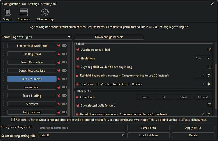 The Best Age Of Origins Bot | Free Download | All Devices
